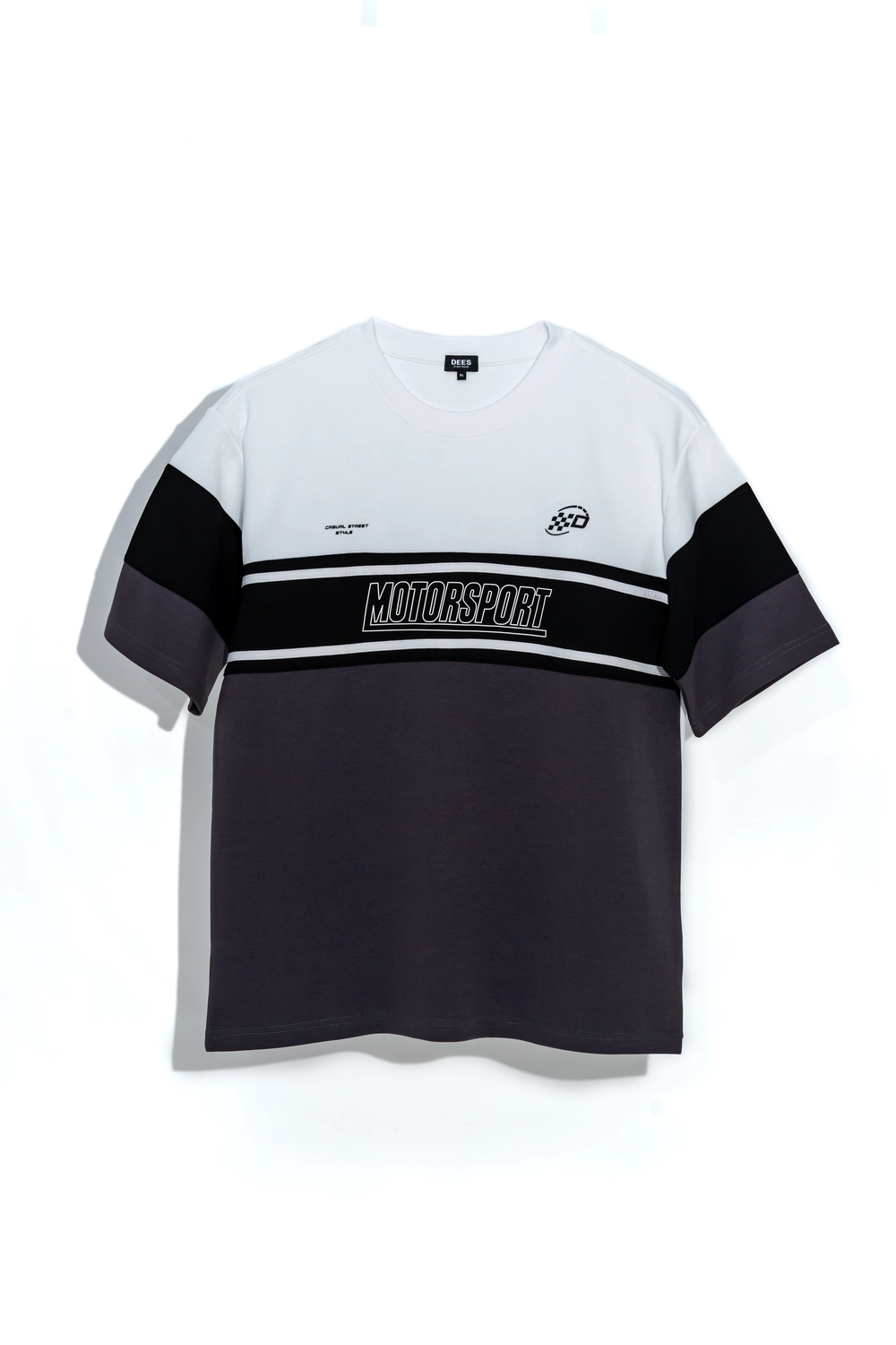 Oversized Contrast Panel Tee - DEES