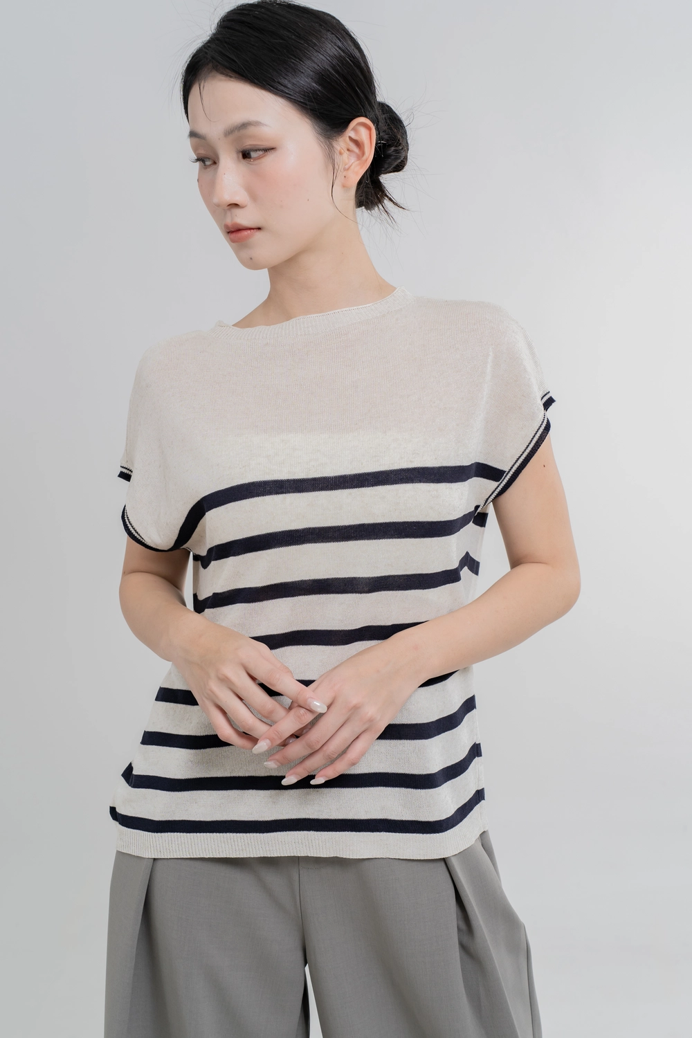 Striped Knitted Top - DEES